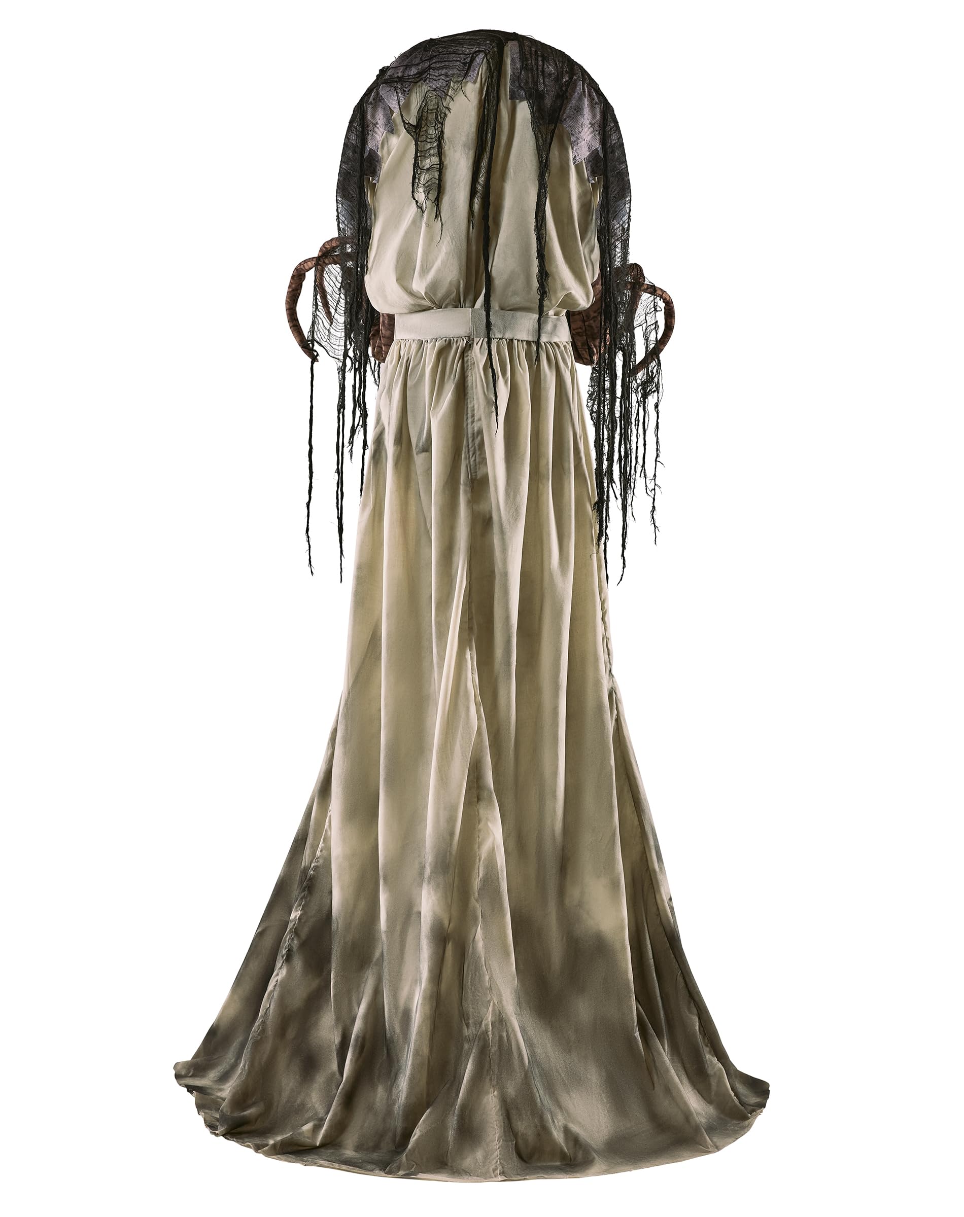 Spirit Halloween 7 Ft Darling Dolly Animatronic | Animated Decoration | Lurching Forward Motion | Blue Light Up LED Eyes | Plays Sounds