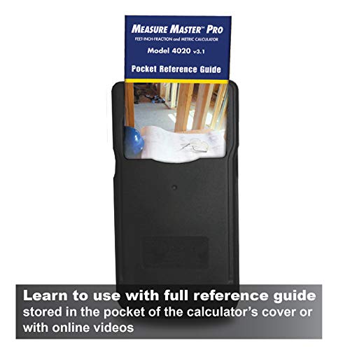 Calculated Industries 4020 Measure Master Pro Feet-Inch-Fraction and Metric Construction Math Calculator