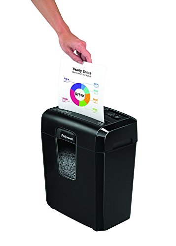 Fellowes 8MC5 8-Sheet Micro-Cut Personal Home Office Paper Shredder