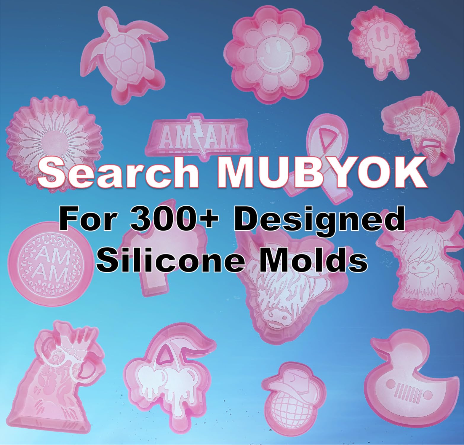 (300 Design Optional) MUBYOK M346 Truck Silicone Freshie Mold for Baking Aroma Beads Car Freshie Supplies