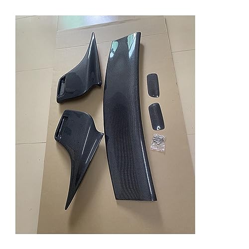 Quality Carbon Fiber Rear Roof Spoiler Wing Trunk Lip Boot Cover Car Styling ,Compatible for Toyota Supra MK4 JZA80 (Color : FRP)