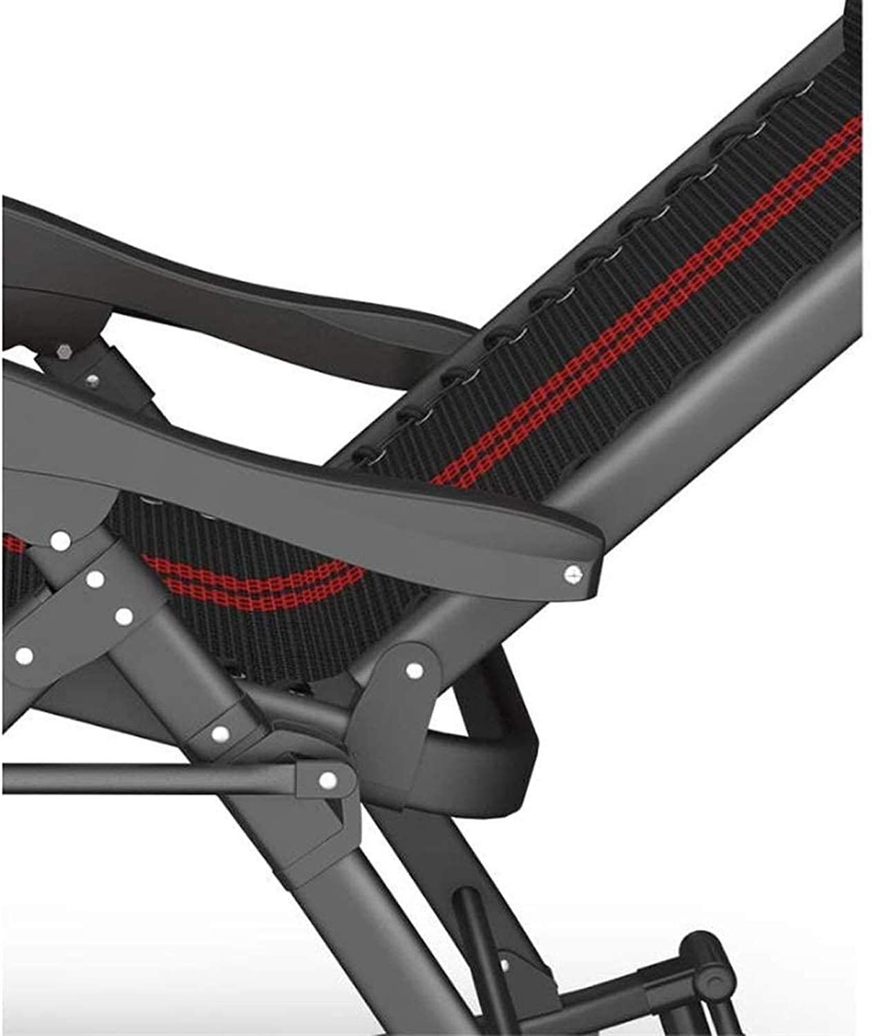 Lightweight Sun Lounger, OutdoorZeroGravity Garden Rocking Chair Folding Recliner Adjustable Sun Lounger Rocker Seat