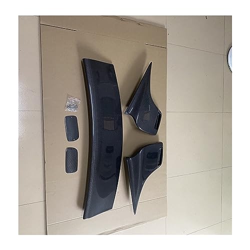Quality Carbon Fiber Rear Roof Spoiler Wing Trunk Lip Boot Cover Car Styling ,Compatible for Toyota Supra MK4 JZA80 (Color : FRP)