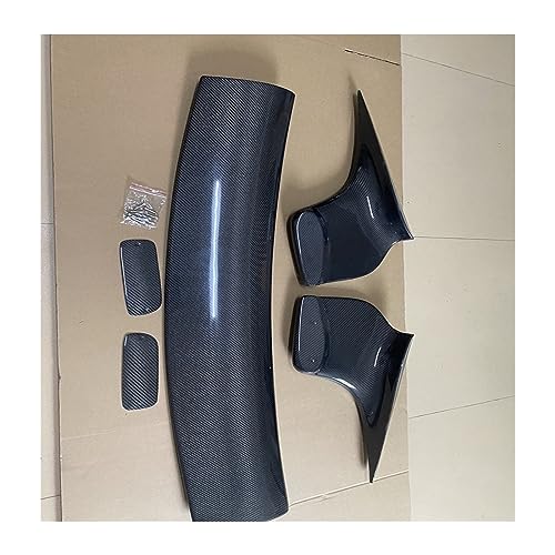 Quality Carbon Fiber Rear Roof Spoiler Wing Trunk Lip Boot Cover Car Styling ,Compatible for Toyota Supra MK4 JZA80 (Color : FRP)