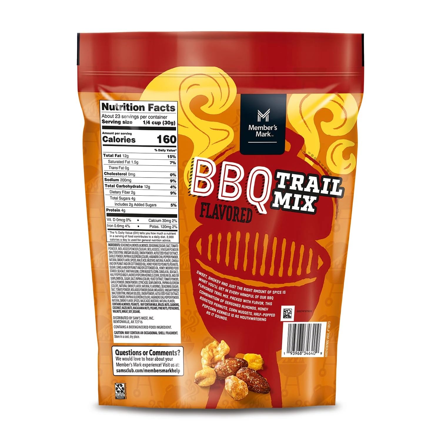 Member's Mark Bold BBQ Trail Mix (24 Ounce)