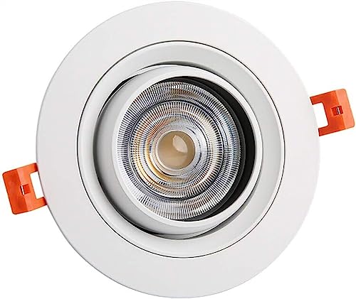 UANGLI Sturdy 12W/20W/30W COB Ultra Bright Recessed Ceiling Spotlights Modern Round Anti-Glare Embedded Downlights Aisle (Size : 20w)