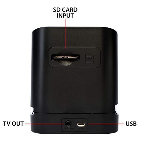 Magnasonic All-In-One Film & Slide Scanner, High Resolution 22MP, Converts 35mm/110/126/ Super 8/8mm Film & 135/110/126 Slides into Digital JPEG, 2.4" LCD Screen, Built-in Memory, Fast Scanning (FS52)