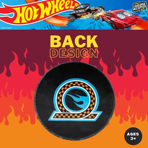 Franco Bedding Super Soft Plush Decorative Throw Cuddle Pillow (100% Officially Licensed Product), One Size, Hot Wheels