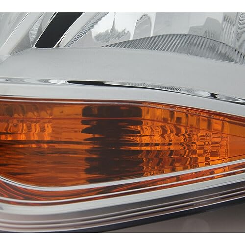 MXDEQHF Headlight Left Driver Side Clear Lens Chrome Housing Halogen Type BM5Z13008M 5_HD-JH-FFOC12-L BM5Z13008K