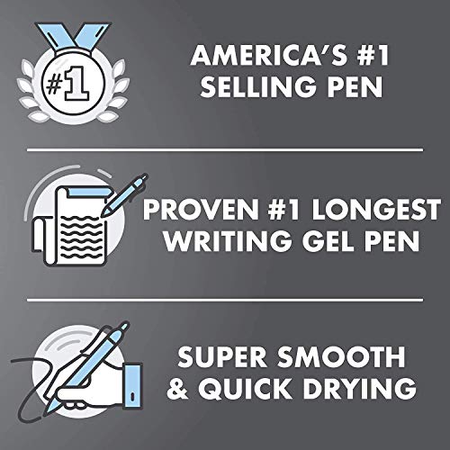 Pilot Precise V5 RT Retractable Liquid Ink Rollerball Pens, Extra Fine Point, 0.5mm, Black Ink, 6 Count