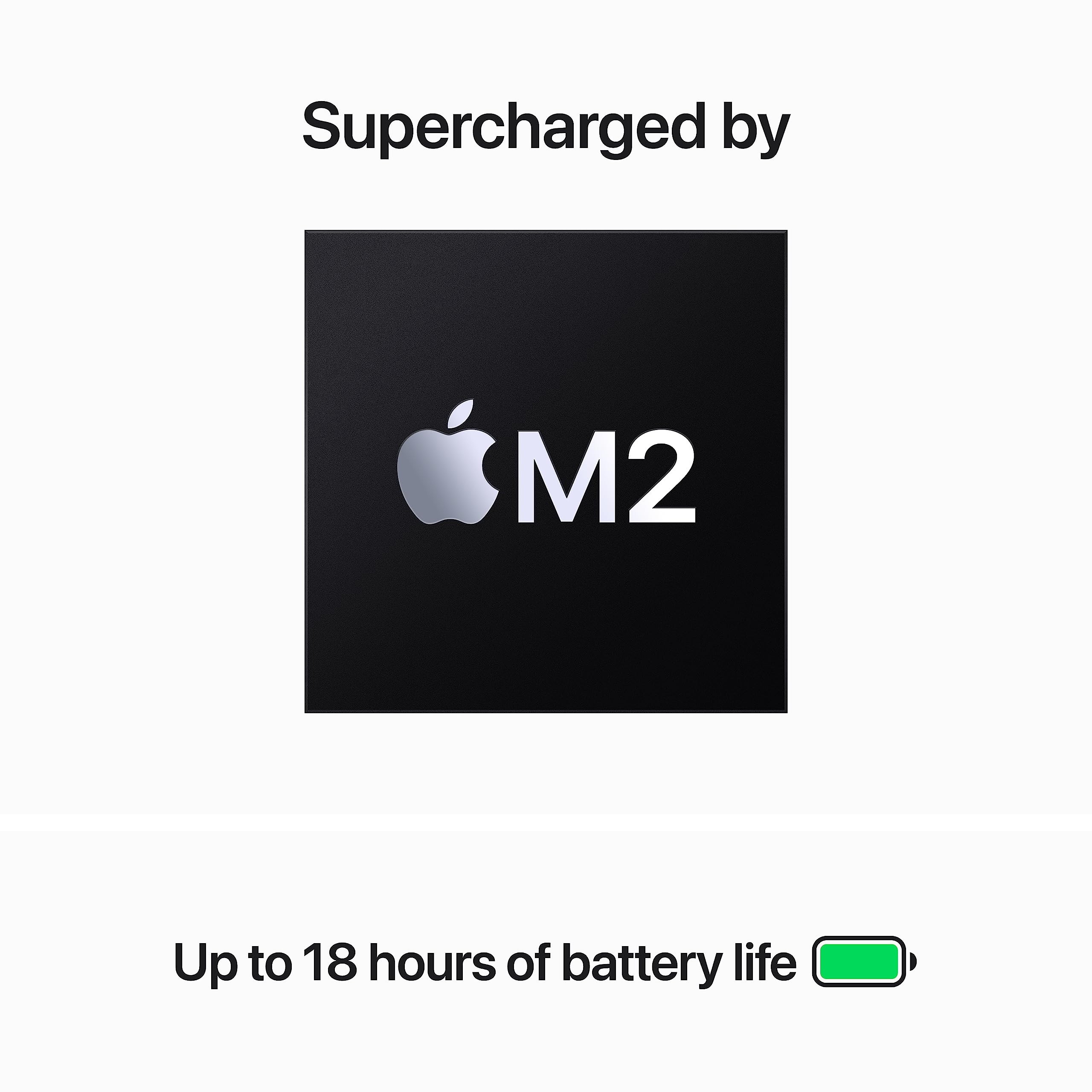 Apple 2023 MacBook Air Laptop with M2 chip: 15.3-inch Liquid Retina Display, 16GB Unified Memory, 512GB SSD Storage, 1080p FaceTime HD Camera, Touch ID. Works with iPhone/iPad; Midnight