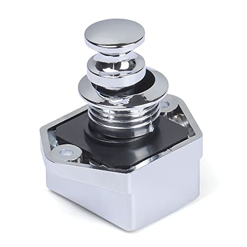 Durable Home Gadget Zinc Alloy Furniture Hardware Push Button Latch Cabinet Door Catch Cabinet Lock Car Push Lock - (Color: gold)