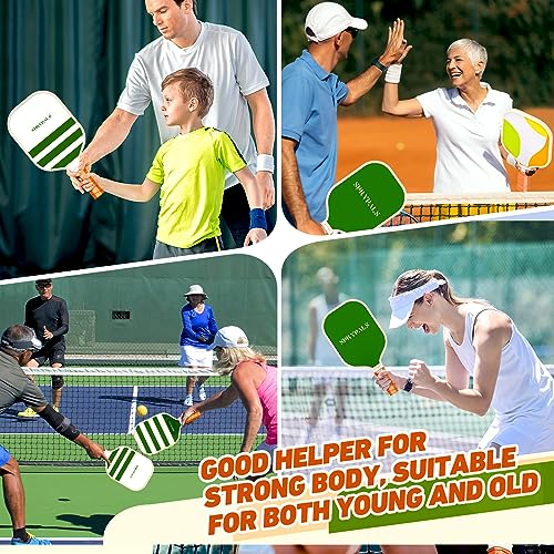 Sprypals Pickleball Paddles,USAPA Approved Fiberglass Surface with Polypropylene Core Pickleball Set Premium Pickleball Rackets Pickleball Paddle Set for Men Women