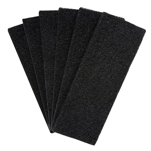 6 PCS Charcoal Litter Box Filters Compatible, Replacement Carbon Filters for Cat Litter Box to Keep Home Fresh and Absorb Unpleasant Odors Control Damp from Pets