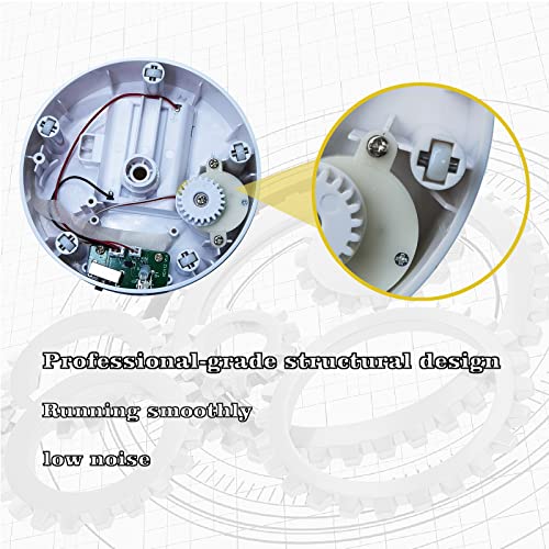 Motorized Rotating Display Stand for Epoxy Glitter Tumbler,360 Degree Automatic Mute Rotating Turntable for Photography Products Display,Live Video Show,Tumbler Supplies Spinner,Jewelry,Models,Battery