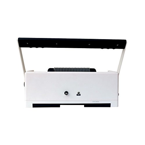 TRUBIND Spiral/Coil Binding Machine - Electric Coil inserter - Manual Round Hole Punch - Disengaging pins - Adjustable Side Margin - Includes Crimping Tool - 4 to 1 Pitch - 20 Sheet Punch Capacity