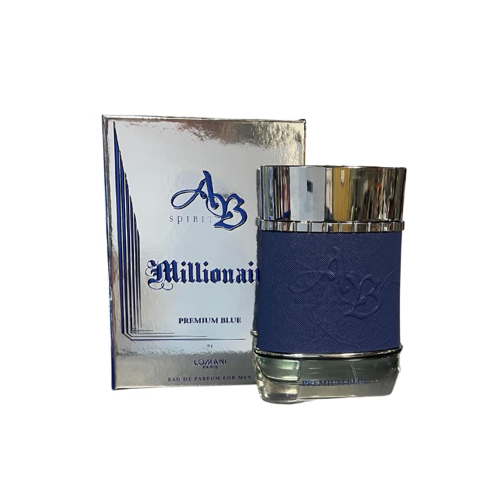 Lomani Ab Spirit Millionaire Premium Blue for Men - 3.3 oz EDP Spray