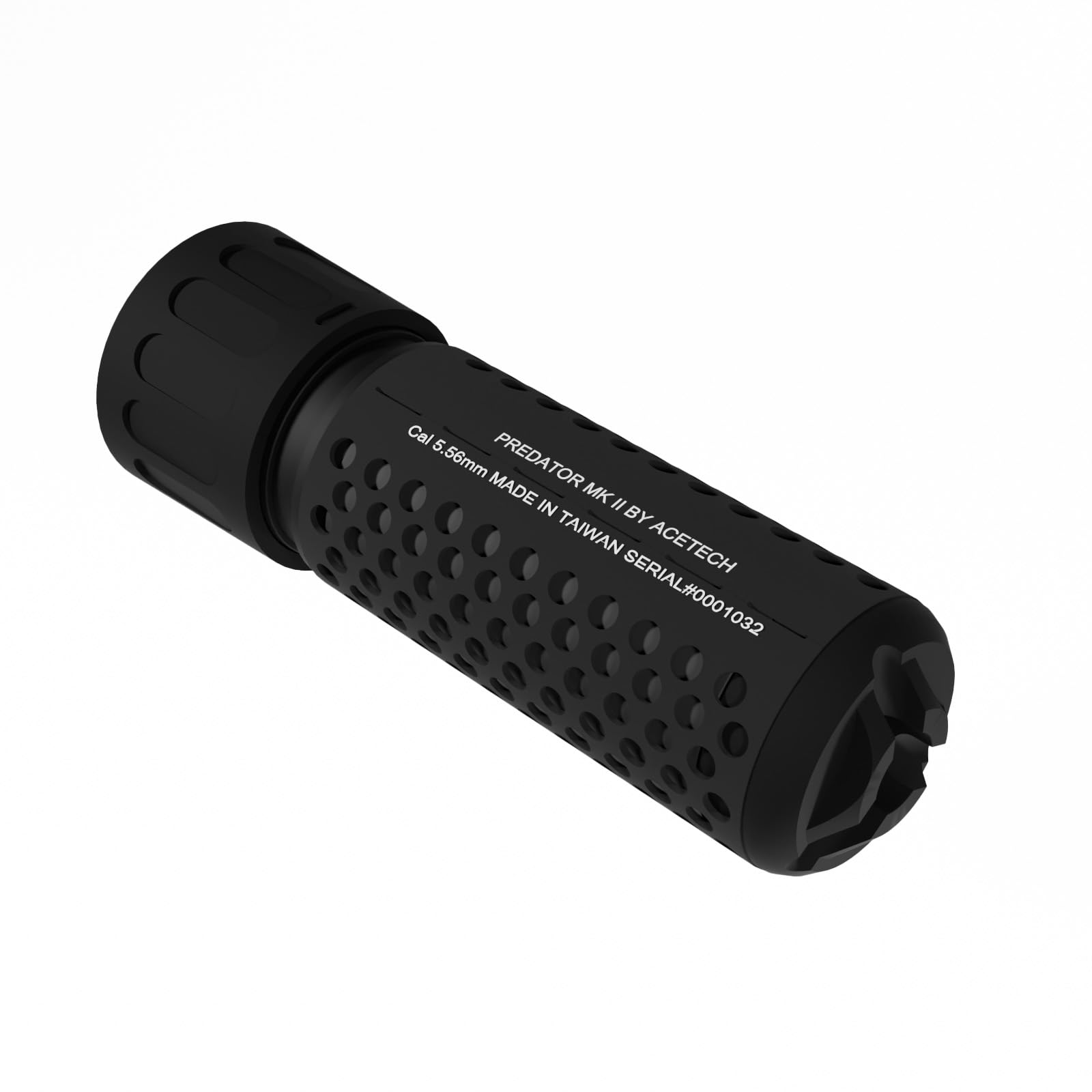 ACETECH Airsoft Riffle Tracer Unit Predator MKII 14mm CCW Negative Thread Glow in The Dark BB LED Beam Lighting Effect (Green/Gel BB Available, Black)