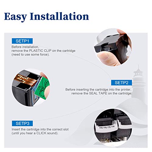 InkSpirit Remanufactured 67 Ink Cartridge Black Color Combo Pack, Replacement for HP 67XL for DeskJet 2700 2725 2752 2755 2732 Plus 4100 4152 4155 4140 Envy 6000 6055 6052 Pro 6400 Printer, 2 Pack