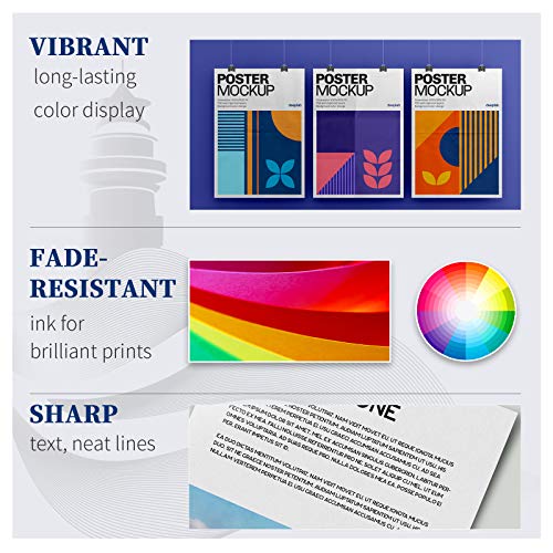 InkSpirit Remanufactured 67 Ink Cartridge Black Color Combo Pack, Replacement for HP 67XL for DeskJet 2700 2725 2752 2755 2732 Plus 4100 4152 4155 4140 Envy 6000 6055 6052 Pro 6400 Printer, 2 Pack