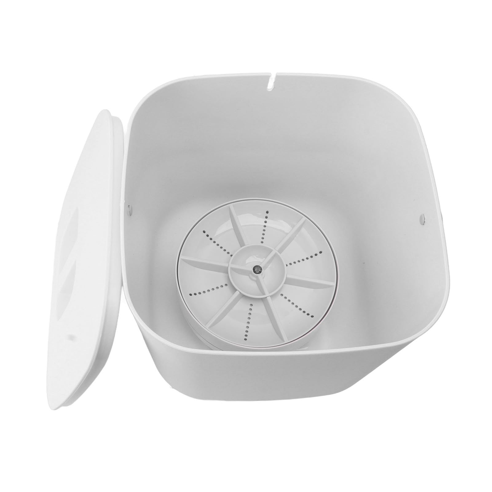 MAVIS LAVEN Mini Dishwasher Deep 18W ABS PC Portable Countertop Dishwasher with Shutdown Apartment (White)