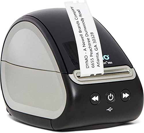 DYMO LabelWriter 550 Direct Thermal Barcode Label Printer with USB Connectivity Label Maker - 62 Labels Per Minute, Auto Label Recognition, Monochrome