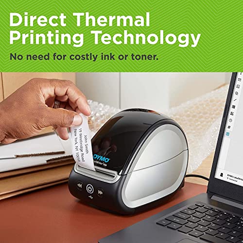 DYMO LabelWriter 550 Direct Thermal Barcode Label Printer with USB Connectivity Label Maker - 62 Labels Per Minute, Auto Label Recognition, Monochrome
