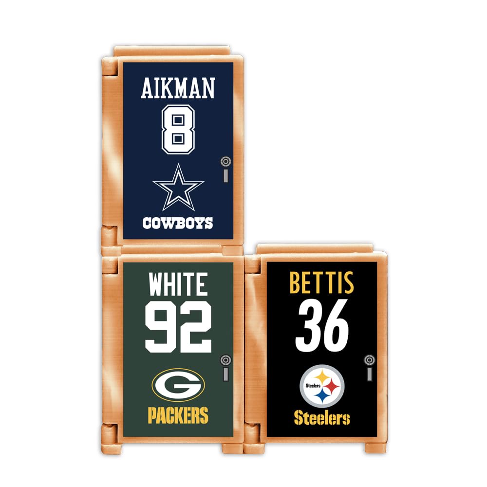 Teenymates Party Animal Legends 2023 Lockers NFL Series 2 Football Figures, 1 Mystery Pack