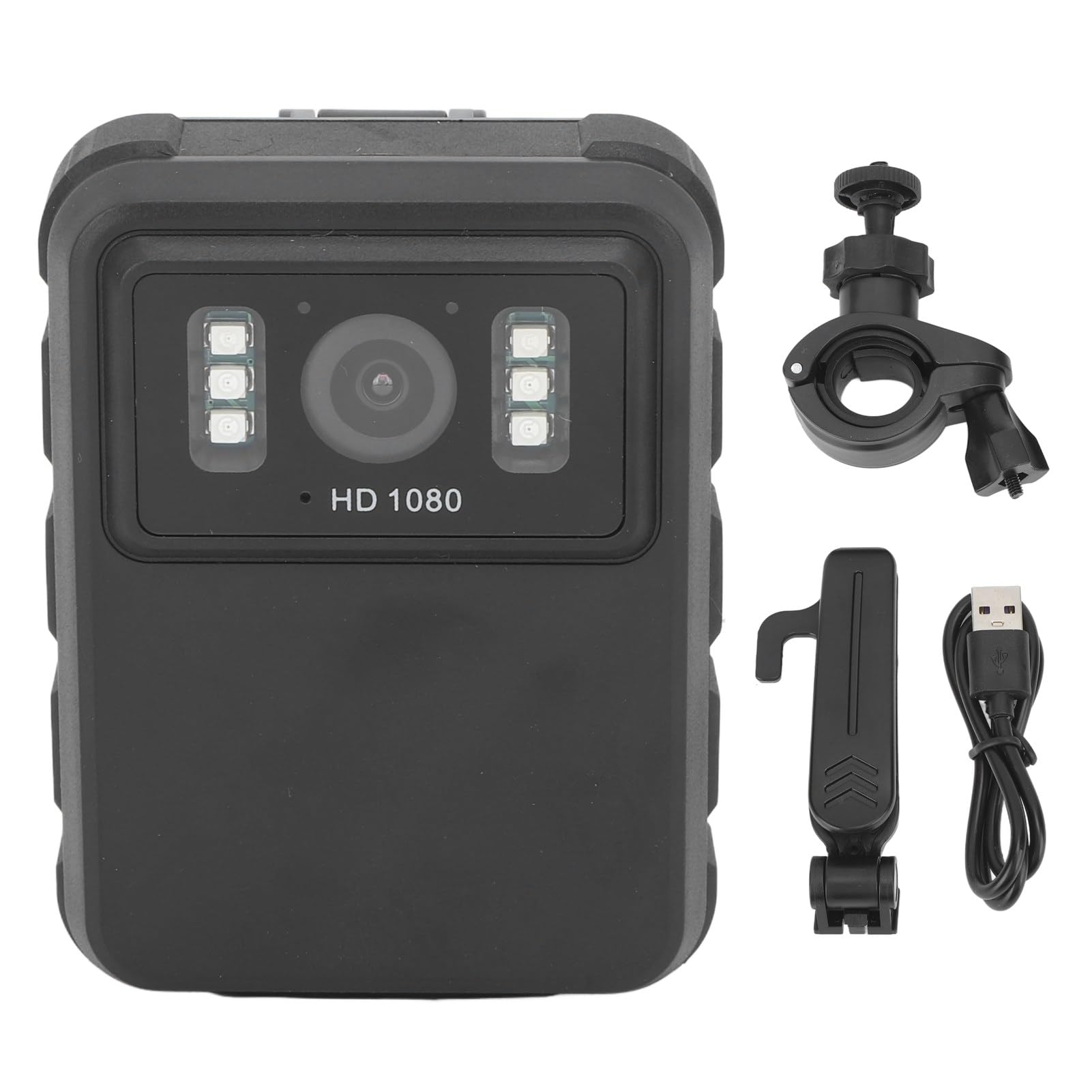 Eulbevoli Sports Camera, Ultra HD Sports Camera Back Clip Large Wide Angle Video Recording for Outdoor