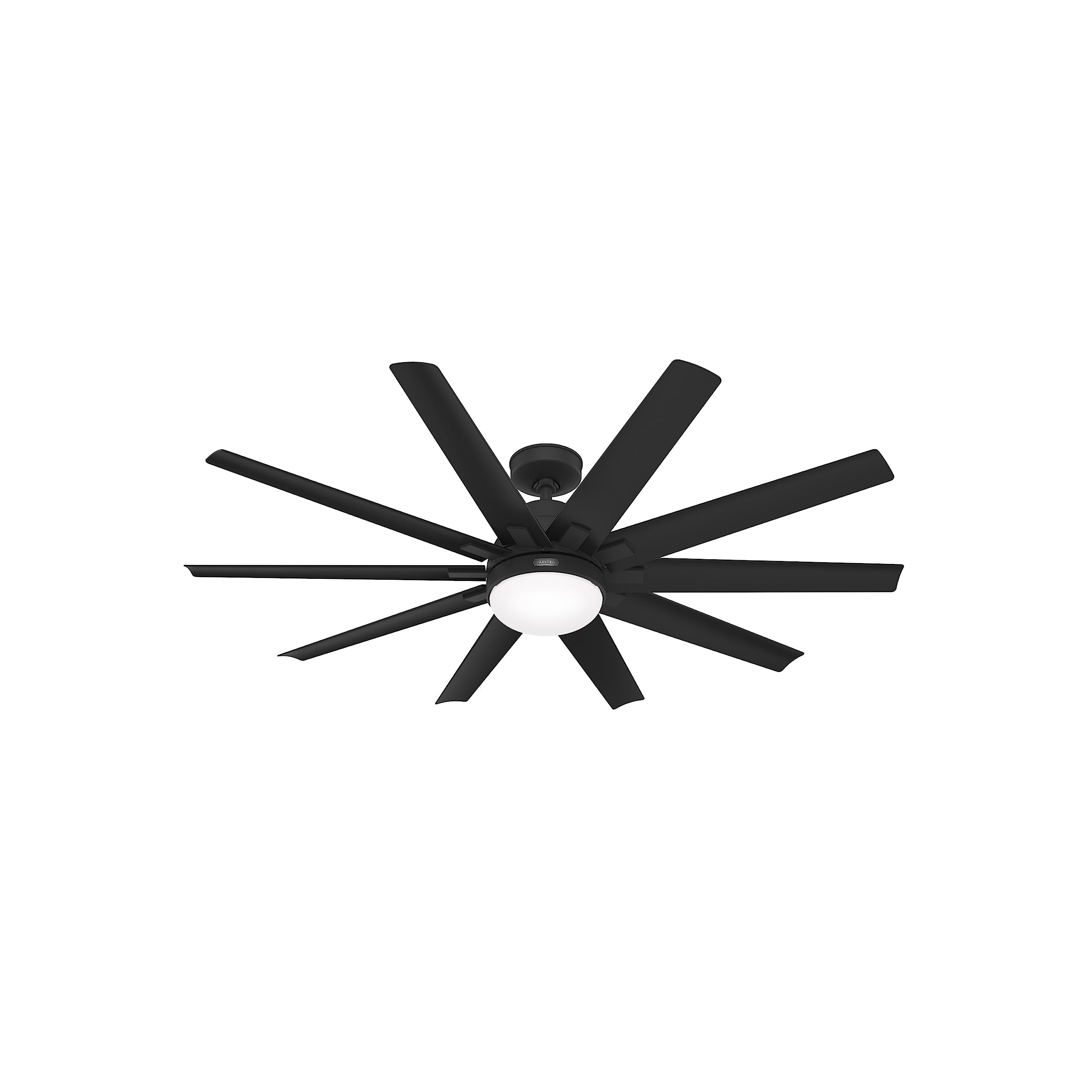 Hunter Fan Company 52615 Overton Ceiling Fan, 060, Matte Black