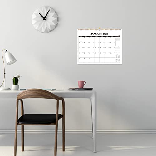 Calendar 2023-2024 - Wall Calendar 2023-2024 with To Do & Notes, 18 Months Wall Calendar from Jan 2023 - Jun 2024,15βx 11.5β, Daily Blocks with Julian Dates, Golden Twin-Wire Binding, Thick Paper Perfect for Organizing & Planning
