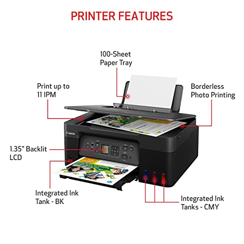 Canon PIXMA G3270 - Wireless MegaTank All-in-One Printer