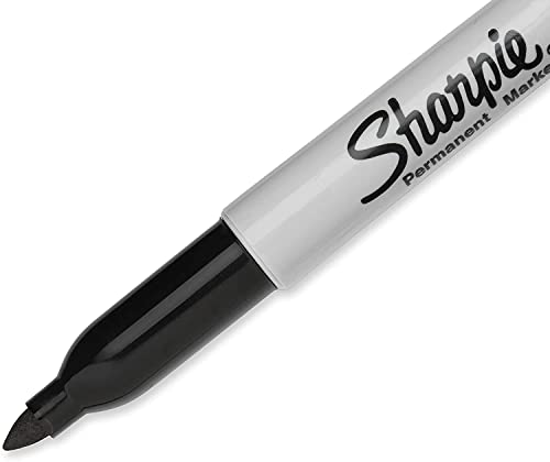 Permanent Markers, Black Permanent Marker Set,Office Supplies for School, Home .Fine Point, Black, 36 Count