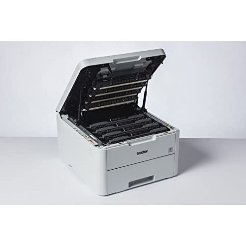 Brother Premium L-3230CDW Compact Digital Color Laser Printer I Wireless I Mobile Printing I Ethernet & USB Connectivity I Auto 2-Sided Printing I Up to 25 ppm I 250 Sheets Input + Printer Cable