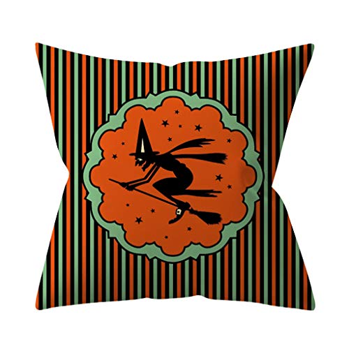 IAMAGOODLADY Halloween Decorations,Halloween Throw Cover Cases Decorative Sofa Cushion Cover,Spooky Party Carnival Supplies,Scary Ghost Creepy Decor Halloween Ornament