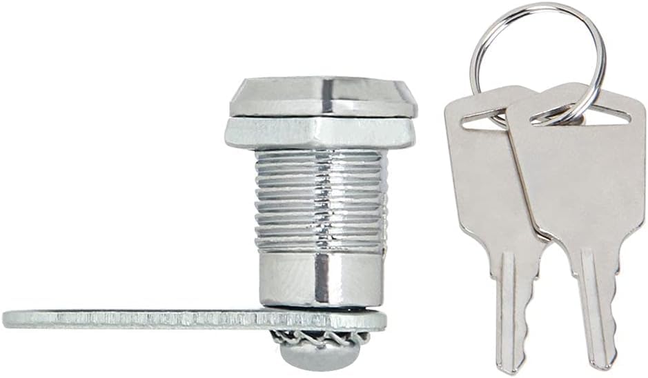 Locker Lock,Glass Cabinet Lock, Cam Lock,Cabinet Lock 4PCS Cam Cylinder Locks Door Cabinet Mailbox Drawer Cupboard Locker Security Furniture Locks with Plastic Keys Hardware