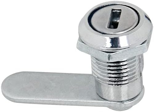 Locker Lock,Glass Cabinet Lock, Cam Lock,Cabinet Lock 4PCS Cam Cylinder Locks Door Cabinet Mailbox Drawer Cupboard Locker Security Furniture Locks with Plastic Keys Hardware