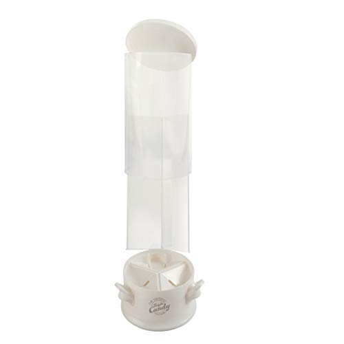 Handy Gourmet Original Triple Candy Machine-Fun Candy & Nut Dispenser-New & Improved (Pearl White), Standard