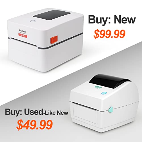 Thermal Shipping Label Printer - Direct Thermal High Speed Printer - Compatible with Amazon, Ebay, Etsy, Shopify - 4×6 Label Printer & Multifunctional Printing - Compatible with Windows/Mac OS