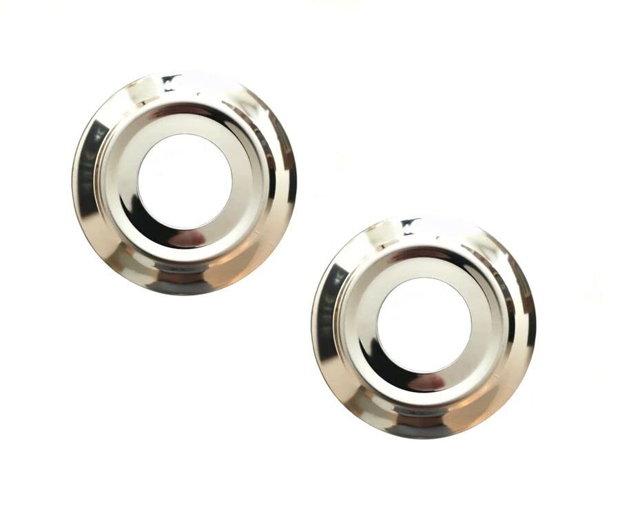 Replacement for 2 Pack Swimming Pool Ladder Stainless Steel Ladder Escutcheons 1-11/16" Opening