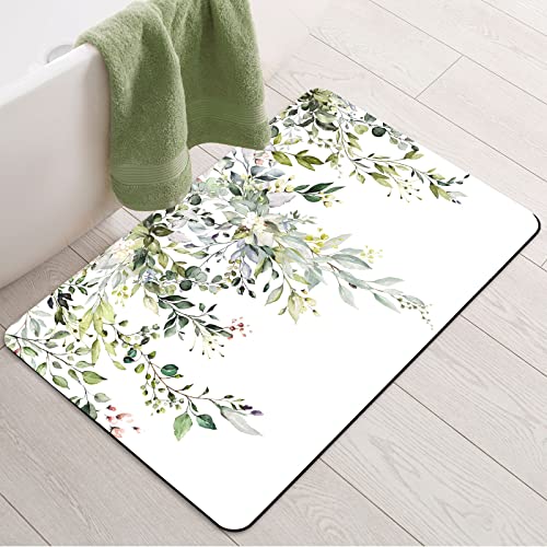 vacationBritimes Bath Mat for Bathroom, Bathroom Mats Rugs No Silp Red Gray Stripes Washable Cover Floor Rug Carpets Floor Mat Bathroom Decorations for Kitchen Bedroom Indoor 32x20In