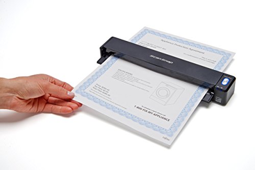 Fujitsu ScanSnap iX100 Wireless Mobile Portable Scanner for Mac or PC, Black