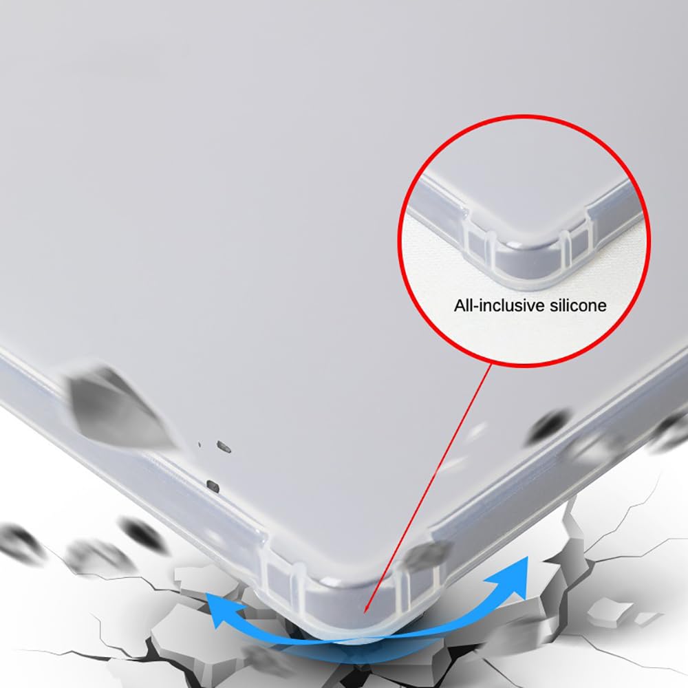Walieoka Ultra Slim Soft TPU Case Compatible with CHUWI Hi10 XPro 10.1 inch,Shock Absorption Lightweight TPU Cover (Transparent)