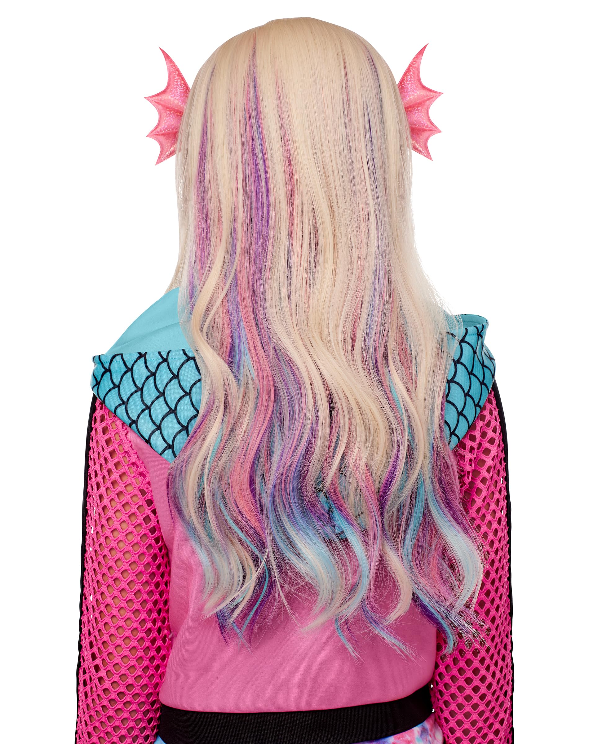 Spirit Halloween Monster High Kids Lagoona Blue Wig | Officially Licensed | Monster High Accessories