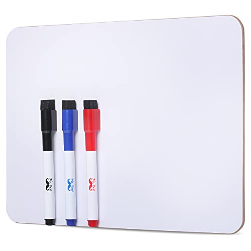 Mr. Pen- Dry Erase Lapboard, 11.75" x 8.9", Double Sided with 3 Dry Erase Markers, Mini Dry Erase Board, White Boards, Dry Erase Board for Kids, Small White Boards for Students, Dry Erase Boards