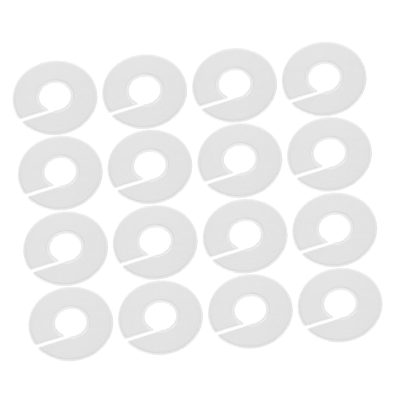 Cabilock Clothes Size Dividers Round 20 Pack Closet Wardrobe Separator Hooks for Easy Hanging