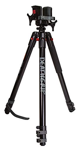 AGM Rattler TS35-384 Thermal Imaging RifleScope 384x288 & BOG DeathGrip Aluminum Tripod with Durable Aluminum Frame, Lightweight, Stable Design, Bubble Level, Adjustable Legs