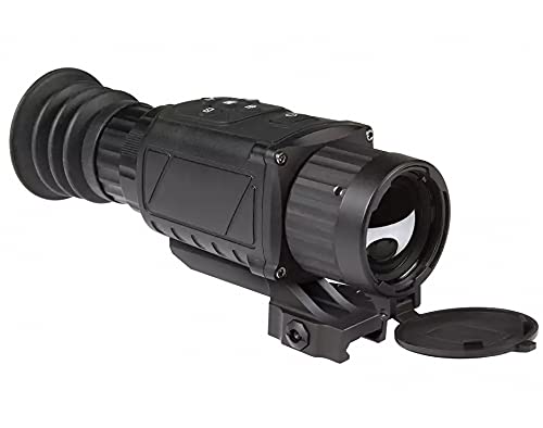 AGM Rattler TS35-384 Thermal Imaging RifleScope 384x288 & BOG DeathGrip Aluminum Tripod with Durable Aluminum Frame, Lightweight, Stable Design, Bubble Level, Adjustable Legs