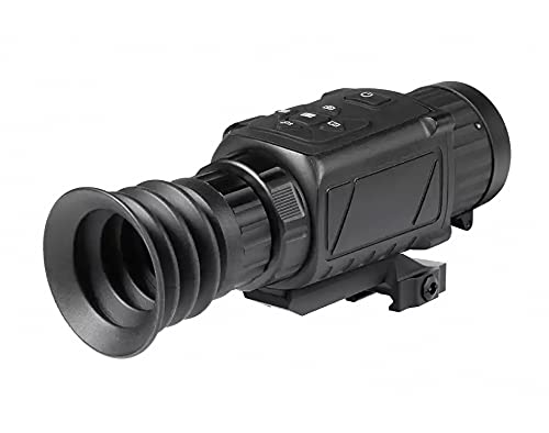 AGM Rattler TS35-384 Thermal Imaging RifleScope 384x288 & BOG DeathGrip Aluminum Tripod with Durable Aluminum Frame, Lightweight, Stable Design, Bubble Level, Adjustable Legs