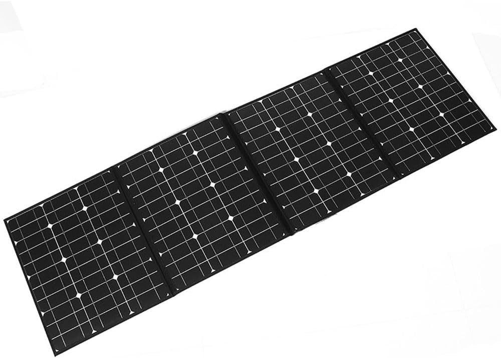 150W Foldable Monocrystalline Solar Panel Outdoor Power Generation Board Solar Suitcase for Battery Charging Cars